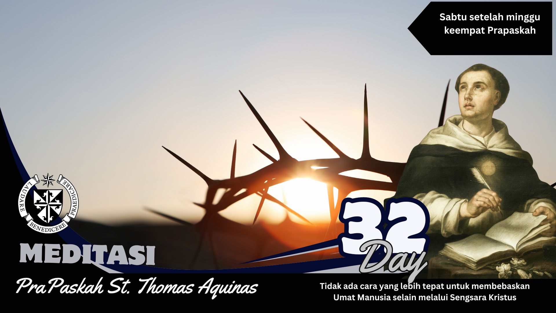 Hari ke 32 Meditasi Harian selama Prapaskah Santo Thomas Aquinas Sabtu ...